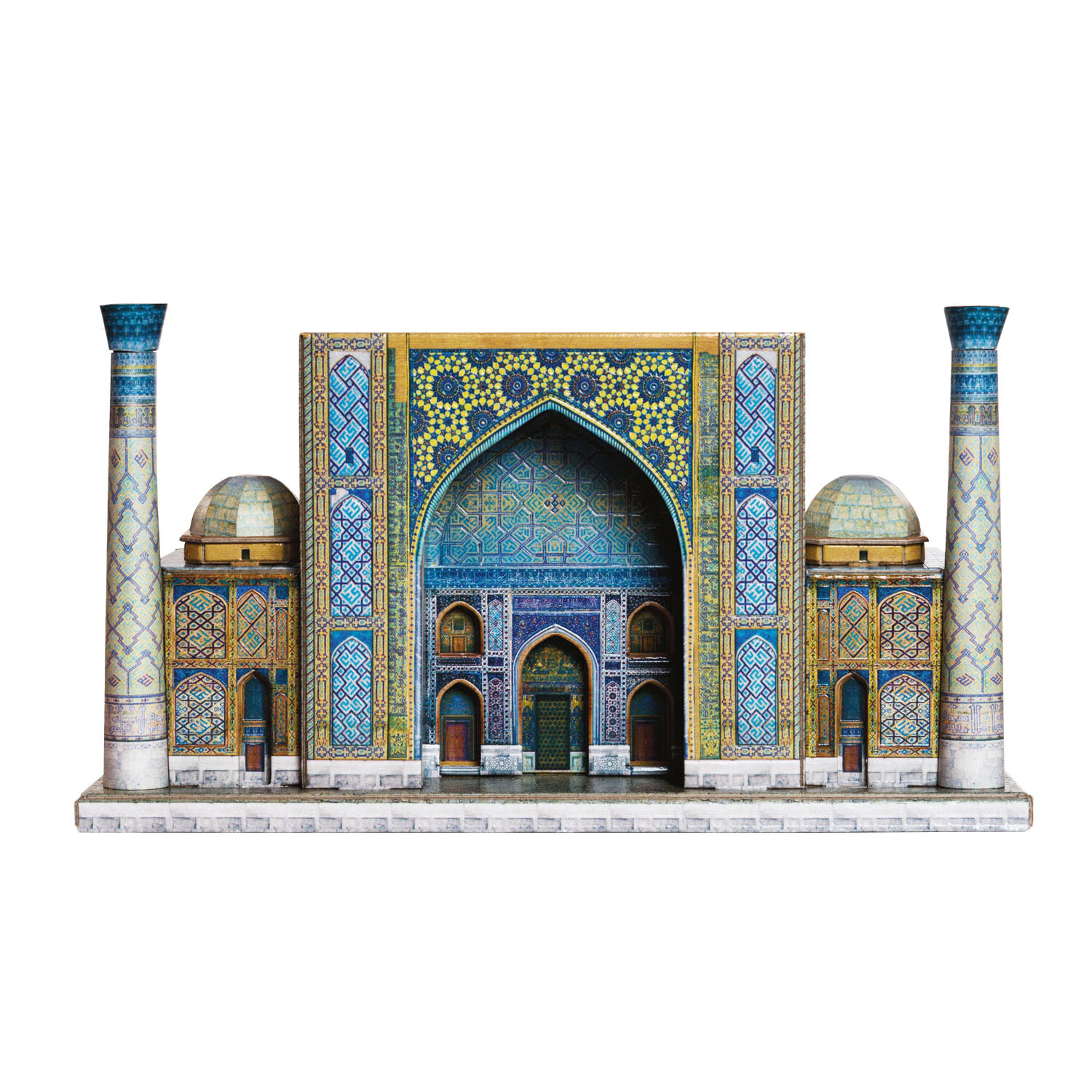 Медресе Улугбека (Самарканд), сборная модель, бумажный конструктор, арт. 806