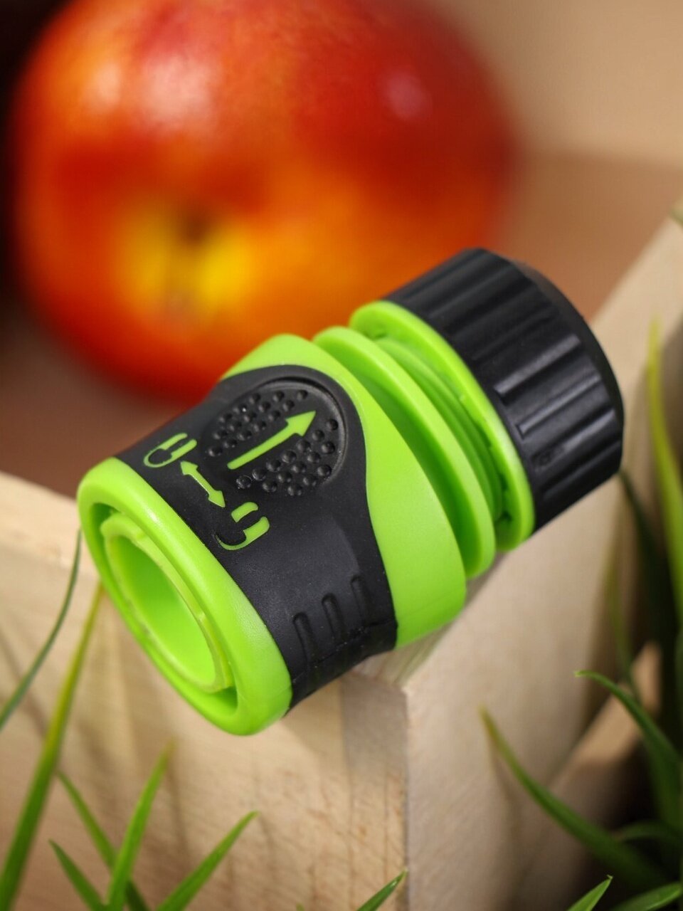 Grandy Коннектор для шланга 1/2"-5/8", быстросъемный, с замком