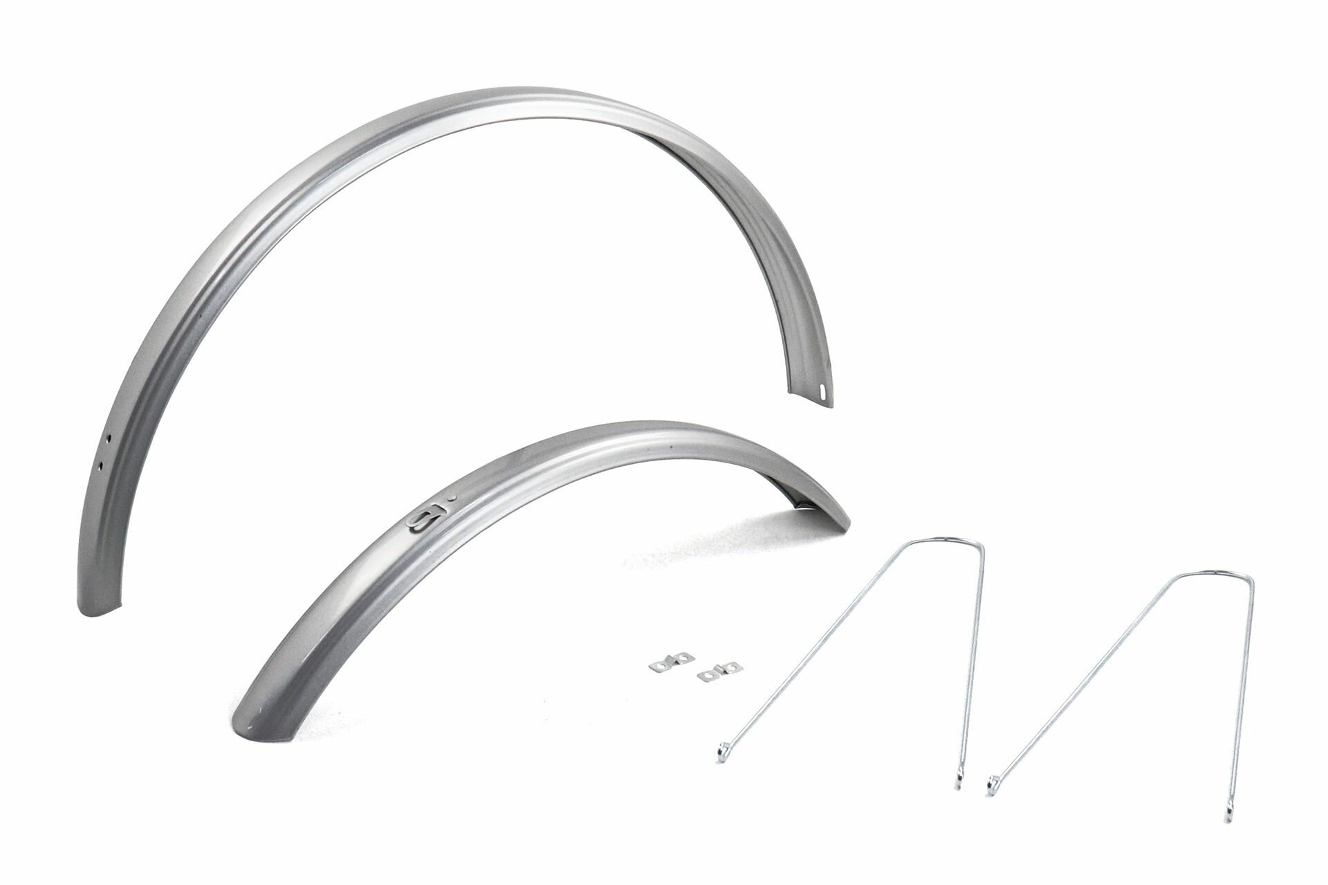 Крылья 26" металл, цвет серебристый металлик