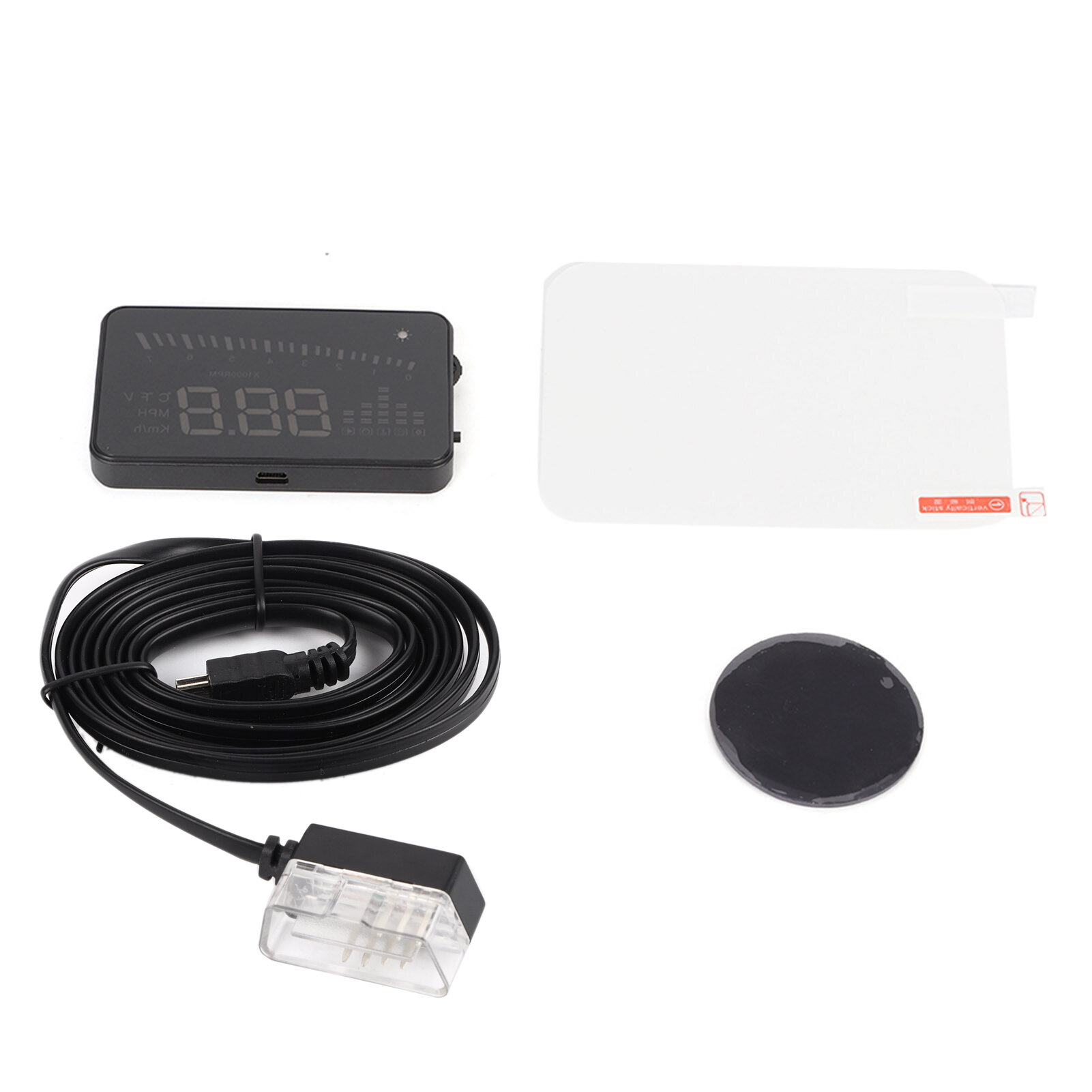 X5 HUD 3,5 дюйма универсальный автомобиль HUD Head Up Syvel System OBD2 -X5 с предупреждением о тревоге