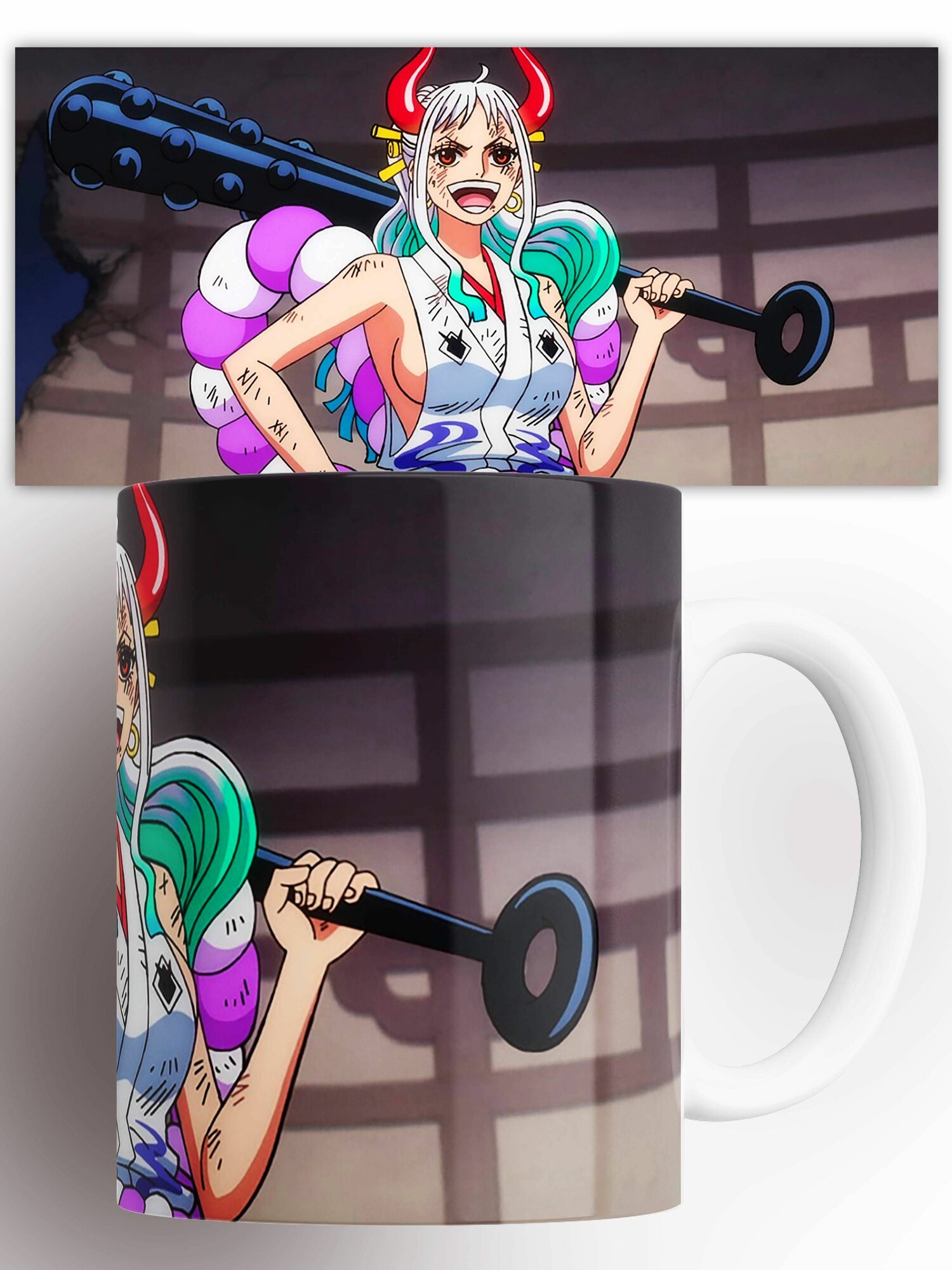 Кружка аниме Ван Пис One Piece Ямато 330 мл