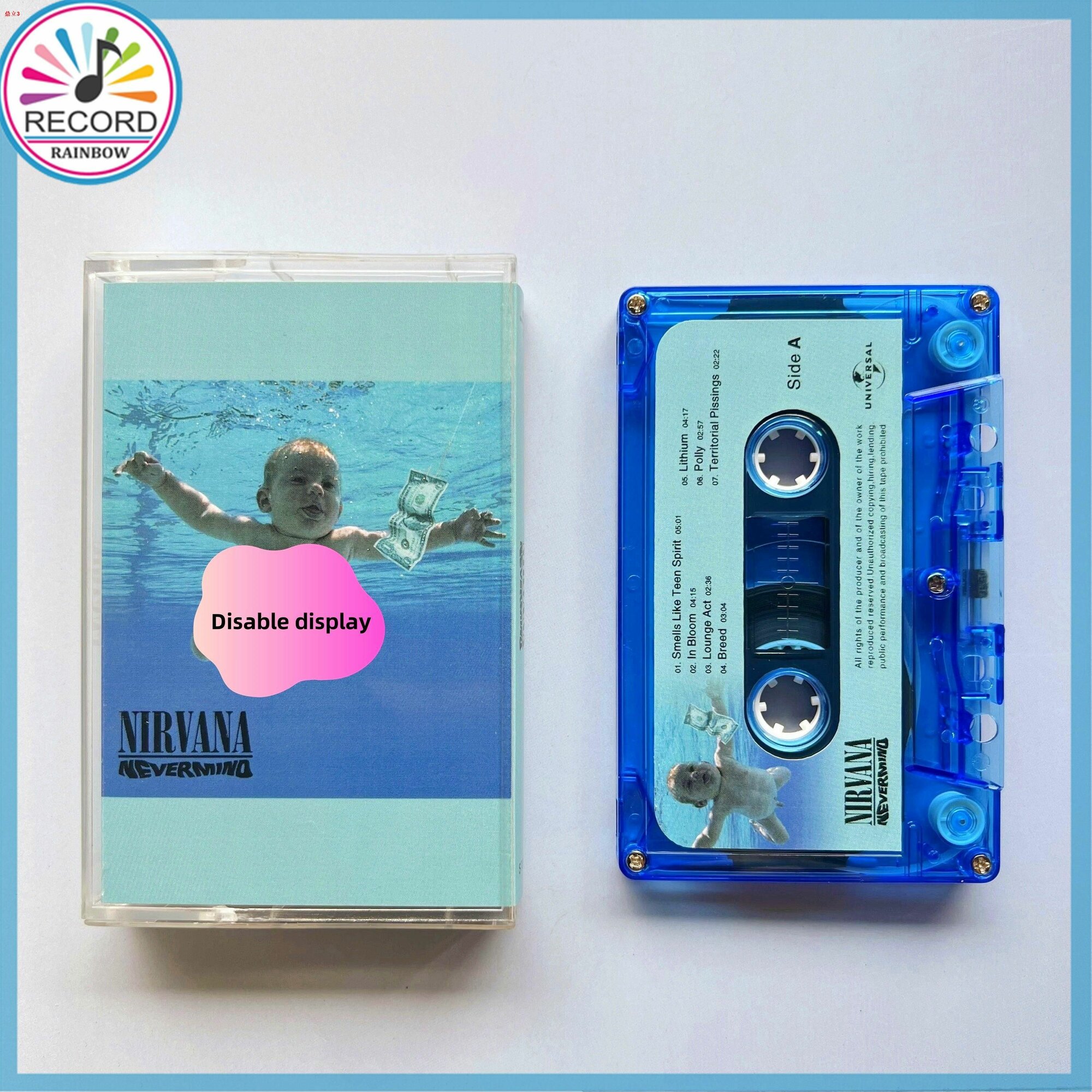 Nirvana Nevermind кассета Совершенно новый Запечатанный