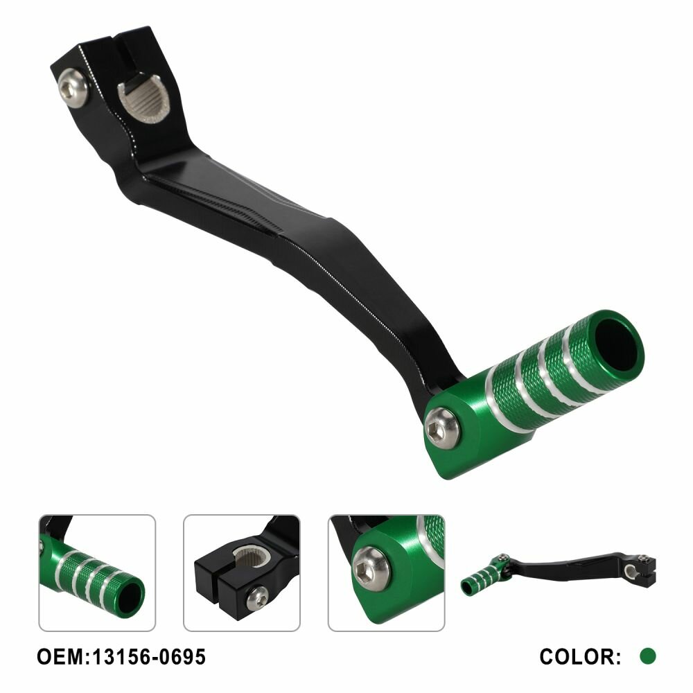 Рычаг (лапка) переключения передач питбайк для KLX230 Зелёный