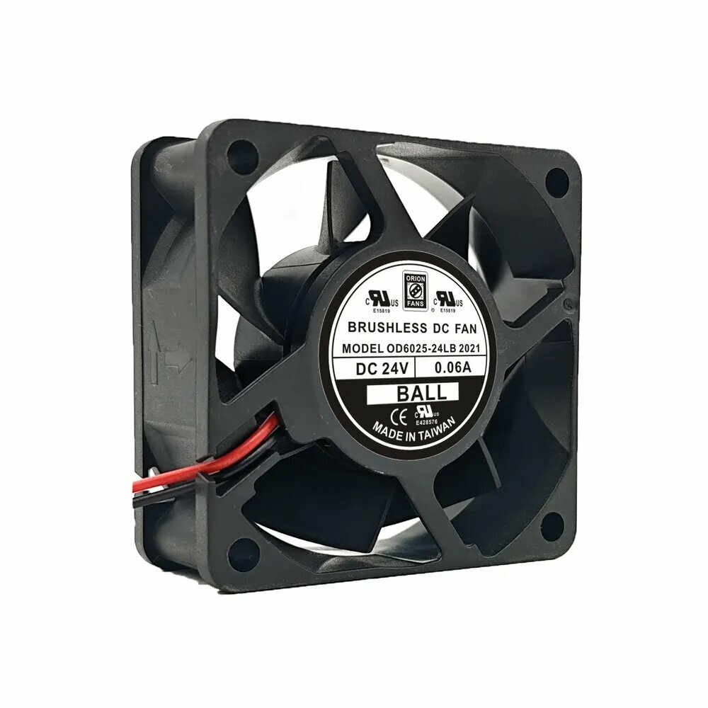 5pcs * Новый оригинал OD6025-24LB DC24V 0.08A 6025 60x60x25mm вентилятор Радиатор