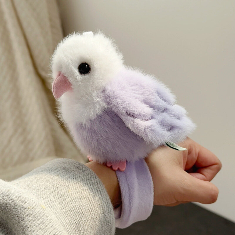 Симуляция Таро Шар Попугай Плюшевый Подвеска Милый Птичий Зажим Кольцо Декор Рюкзака Брелок Плюшевая Кукла для Женщин