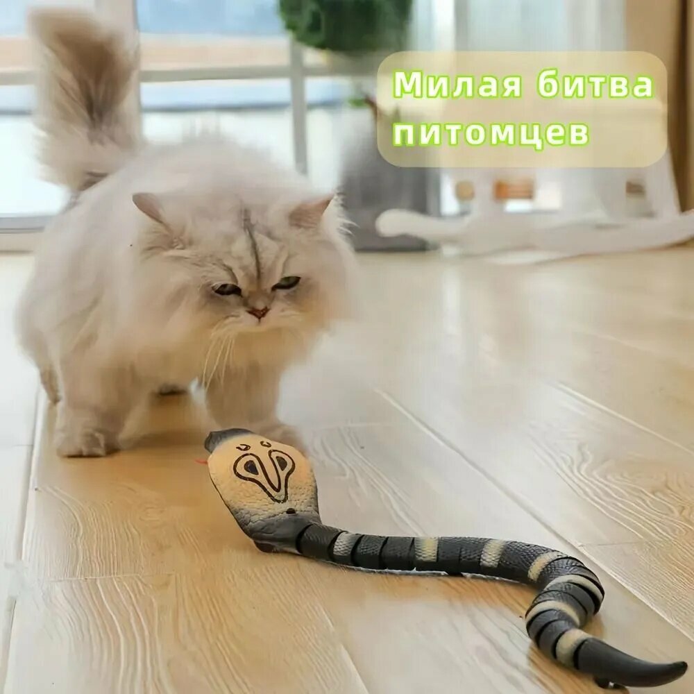 Кобра с беспроводным пультом дистанционного управления, детская игрушечная змея, забавная игрушка для кошек