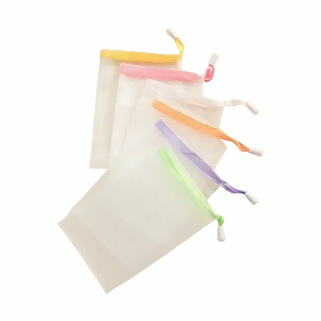 Практичная сетка для мыла с лентой, универсальный инструмент для ванной и кухни, - 9 - Разноцветные ленты