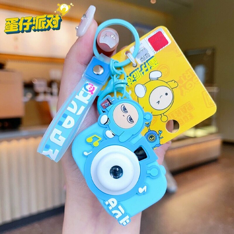 Новинка 2025 года, проекционная камера Eggman для вечеринки, модный брелок для ключей, сумка, подвеска, милый