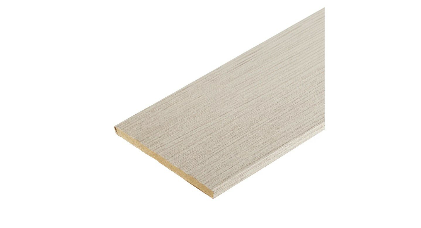 Доборная планка Палитра/Орион 120х8х2060 мм финишпленка капучино (1 шт.)