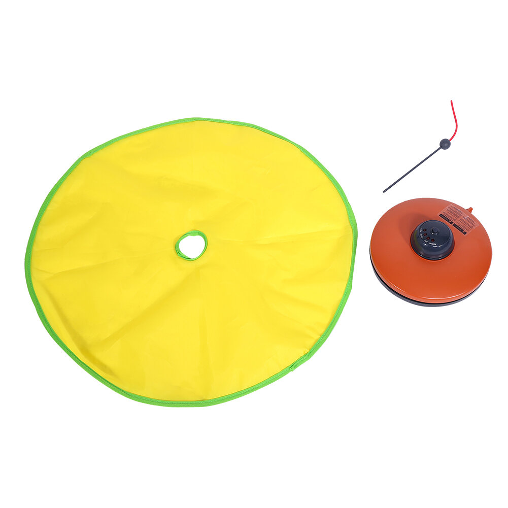 Rotating Cat Toy, Training Tool Clawing Mouse 4 Speeds Non-Slip Base Speed Mode Dogs for Cats