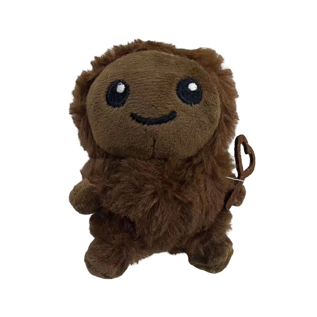 Bibig foot - Маленький пушистый ободряющий 2026 Новый зажим Позитивный плюшевый снежный человек Милый моральный поддержка Вдохновение