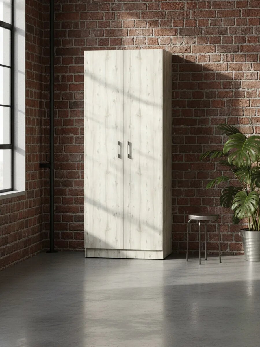 Шкаф FRESTER распашной деревянный с полками для одежды в прихожую, от производителя
