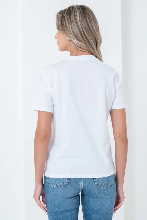 Футболка Calvin Klein Jeans, размер S, белый, — фото 1