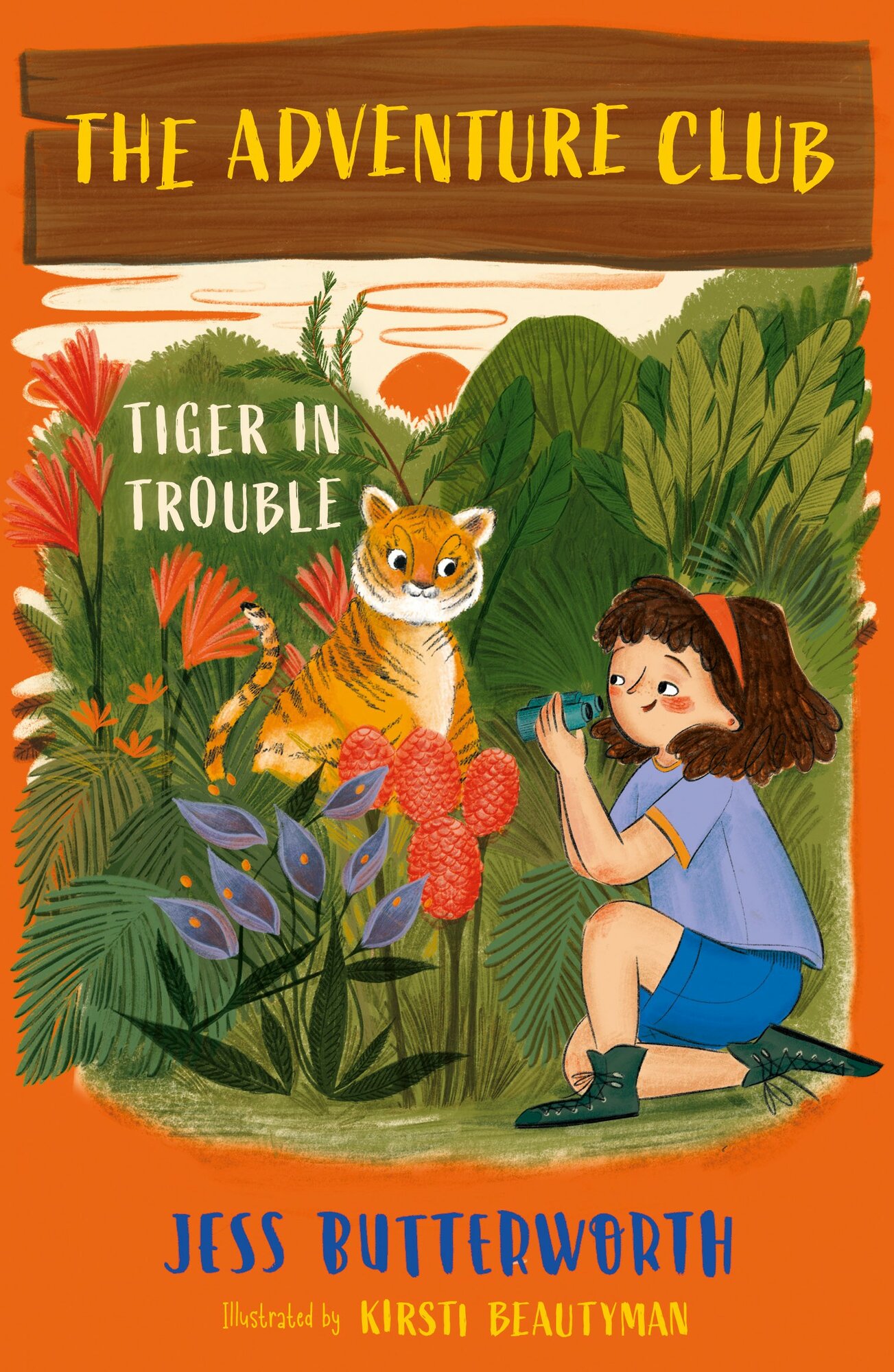 Tiger in Trouble / Книга на Английском