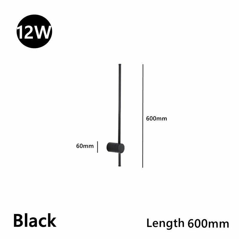 Настенный светильник JIADEYUE, алюминиевый, акриловый, поворотный, теплый свет