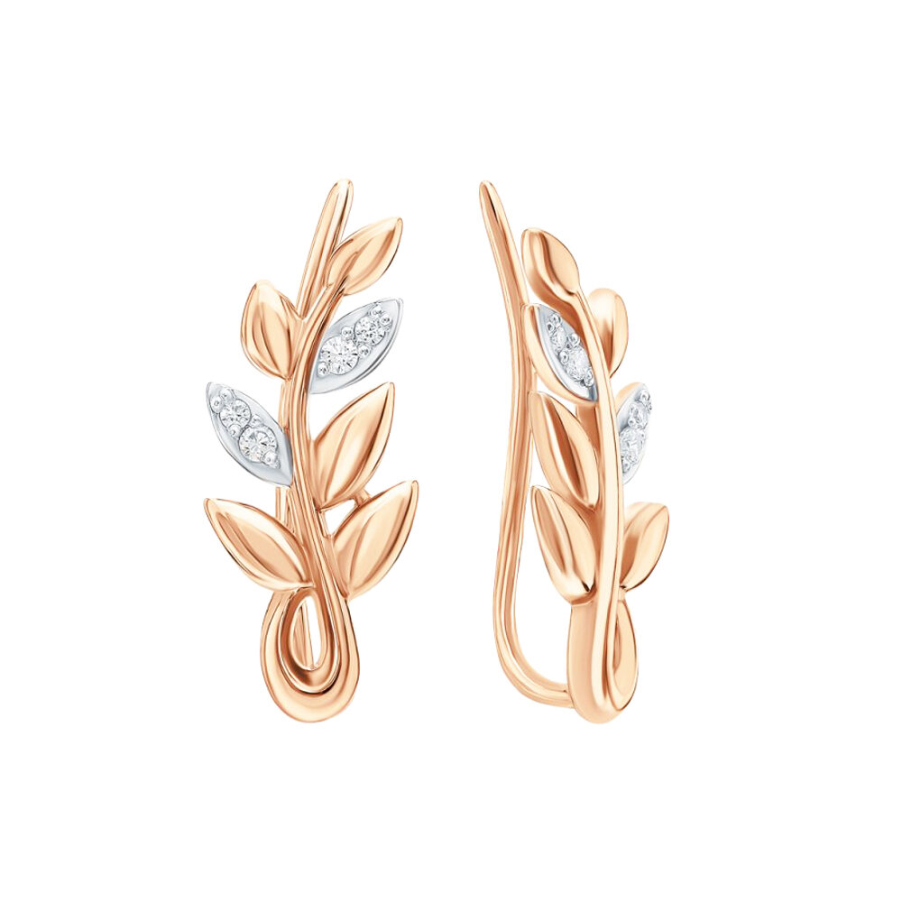 серьги из золота