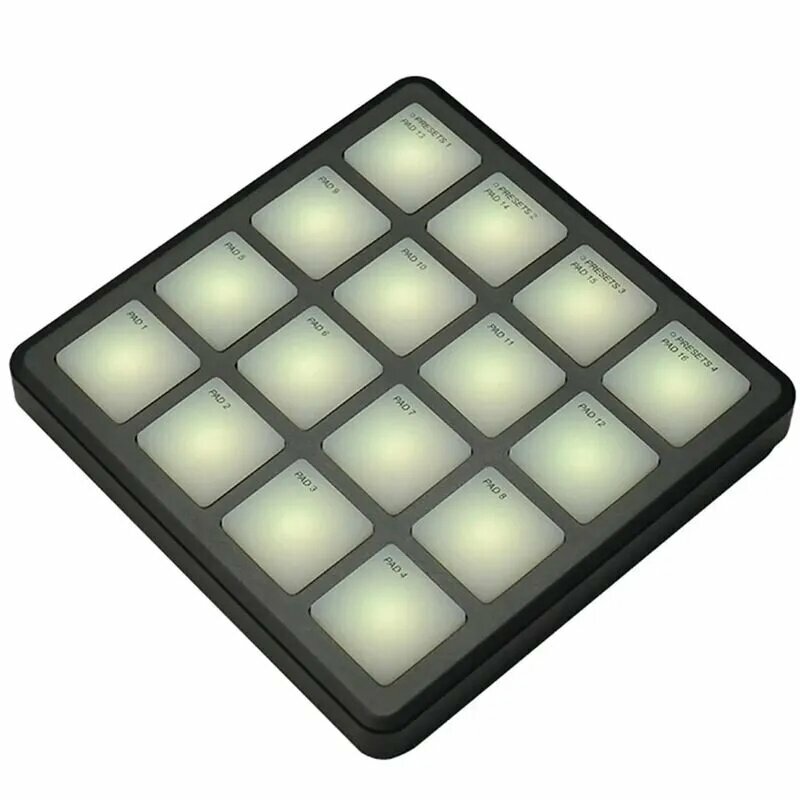 M MIDI Pads Midi Controlller С 16-М Drum Для Начинающих Перкуссия Клавиатура
