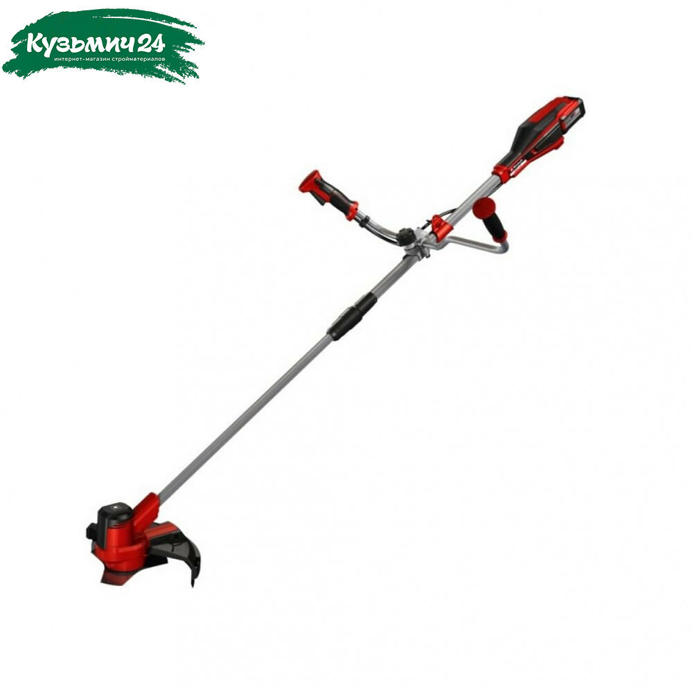 Триммер аккумуляторный Einhell PXC Agillo 18/200, нож, леска, велосипедная рукоятка, 1 аккумулятор 4 Ач, зарядное устройство, 3411310SET