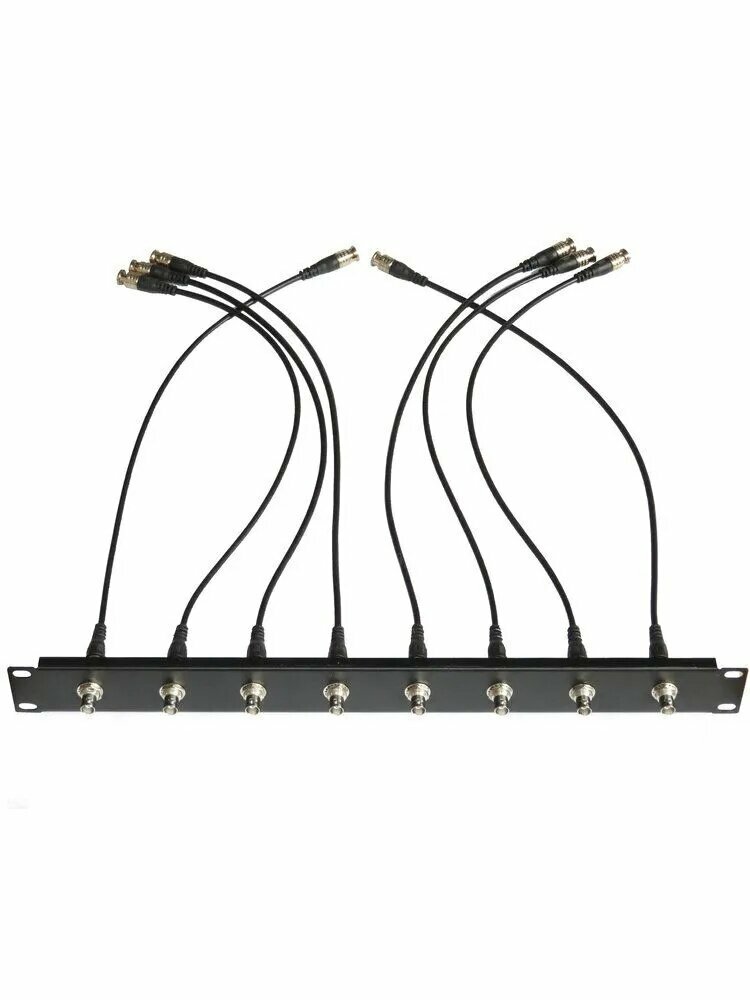 Комплект для монтажа антенны 19" 1U 8 портов для Shure, Sennheiser, Audio Technica, Samson