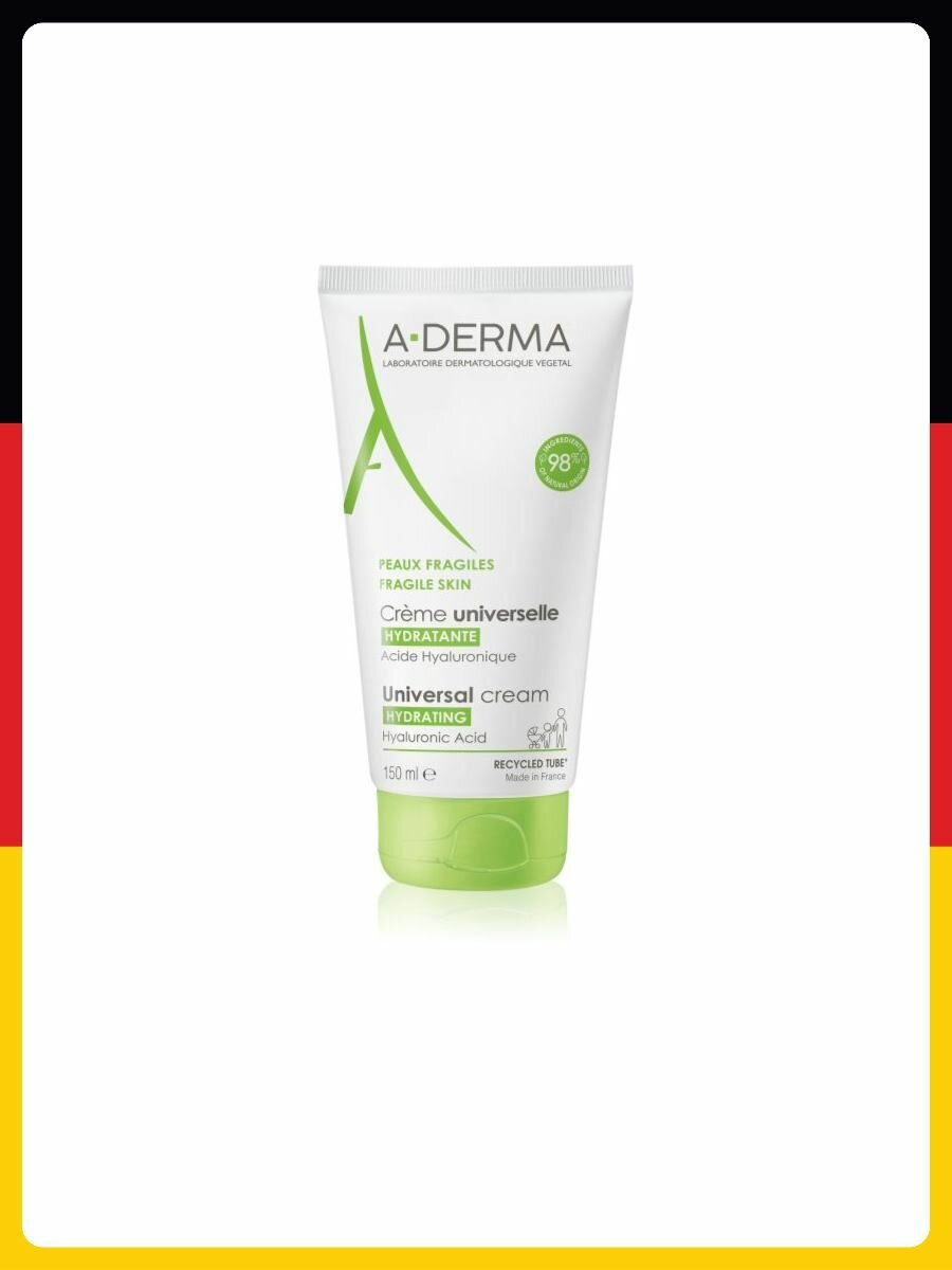 Крем для тела A-Derma Universal Cream with hyaluronic acid, 150 мл