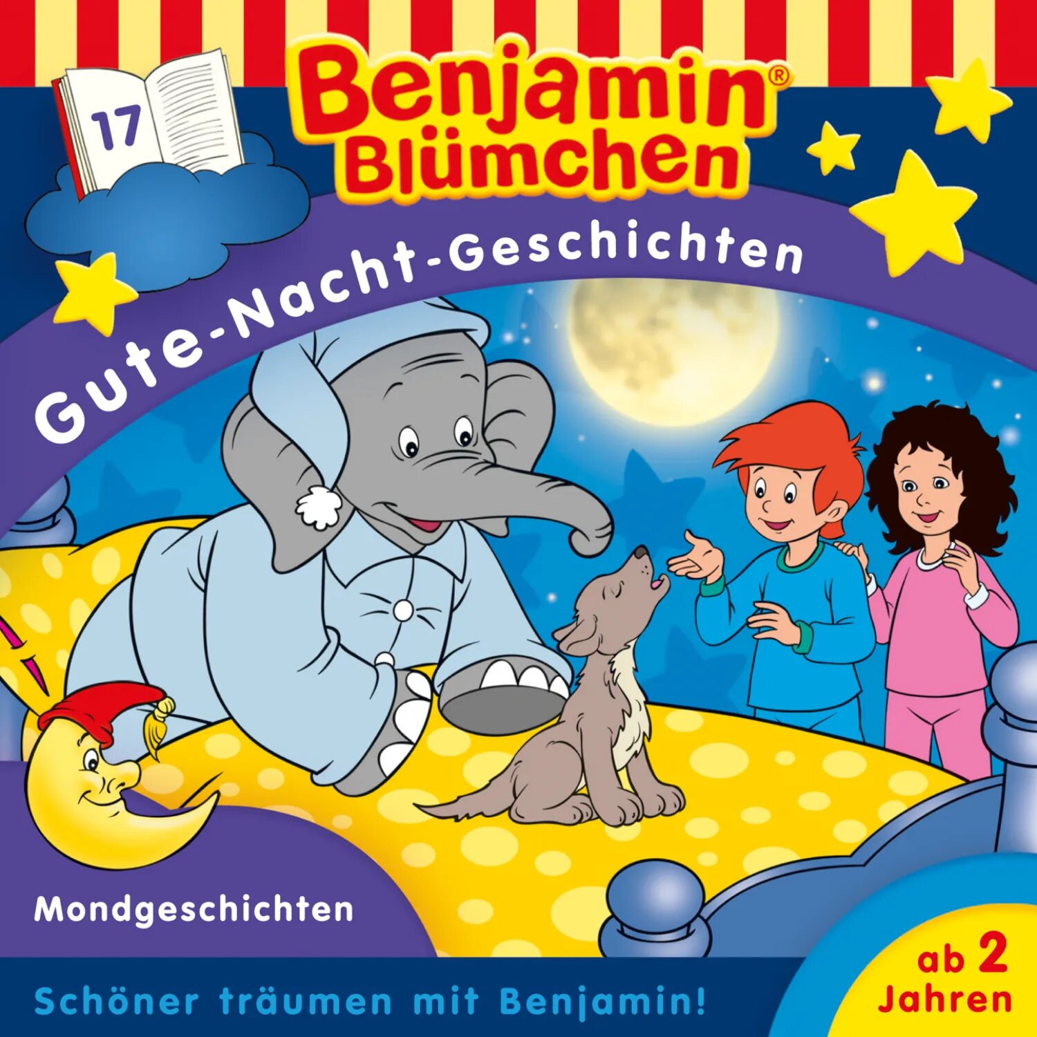 Benjamin Blümchen, Gute-Nacht-Geschichten, Folge 17: Mondgeschichten [Аудиокнига]