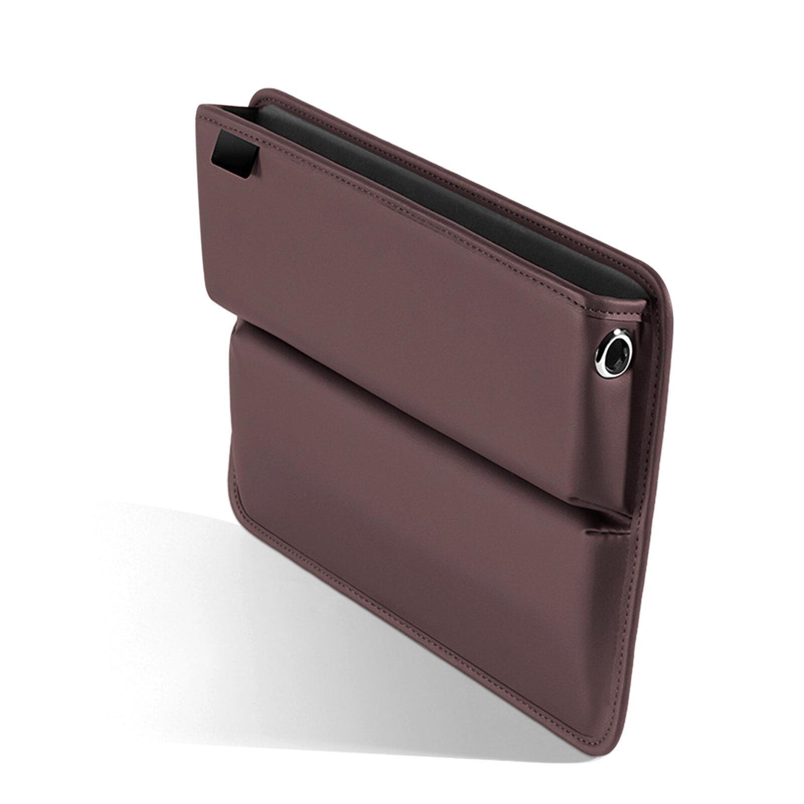 Organizer для щели между сиденьями автомобиля, заполнитель щели сиденья, ящик для хранения между передними сиденьями, универсальная карманина, PU кожа, цвет: Черный Кофе Бордовый Бежевый (по желанию), вес упаковки: 340г, размер упаковки: 31 * 25 * 5.5см,