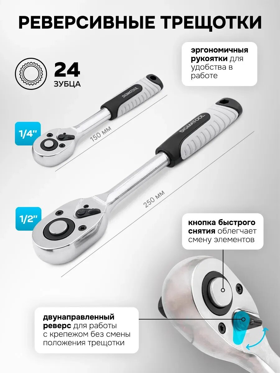 Набор инструментов для автомобиля 115 предметов