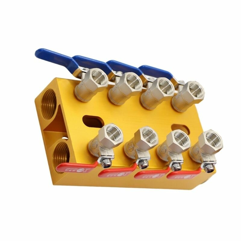 Двухрядный шунт для отвода воды из машины литья под давлением-8 бит