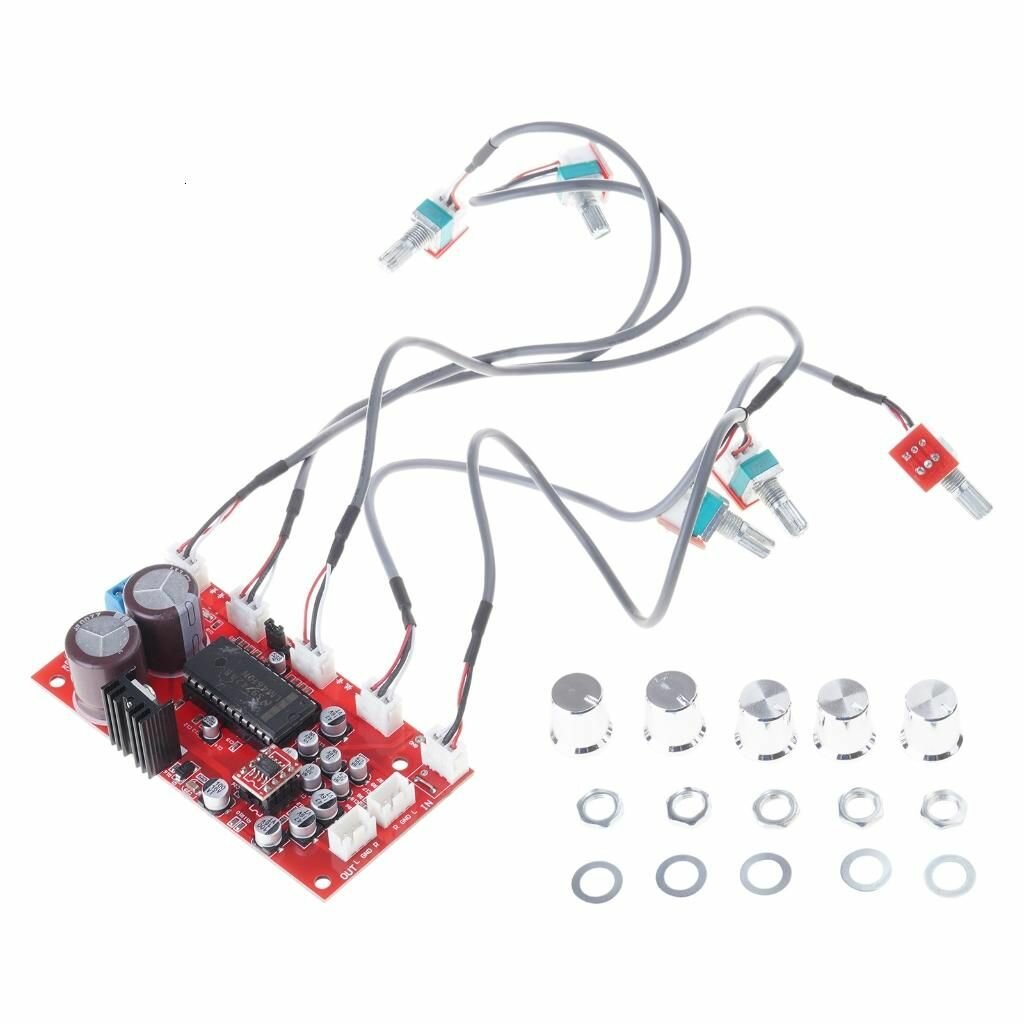 Усилитель-предусилитель LM4610 с регулировкой тона, - Отдельная версия