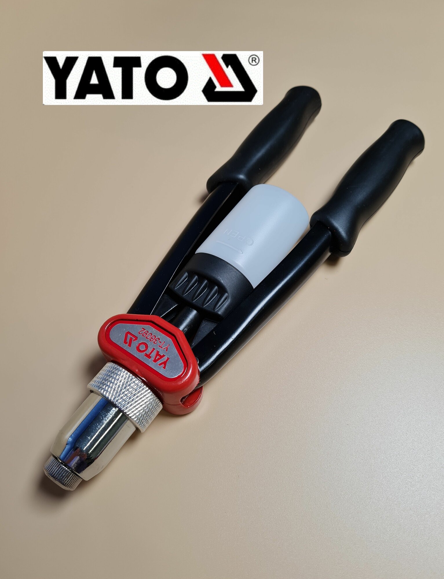 Заклепочник силовой, двуручный, 3,2-6,4 мм YATO YT-36092