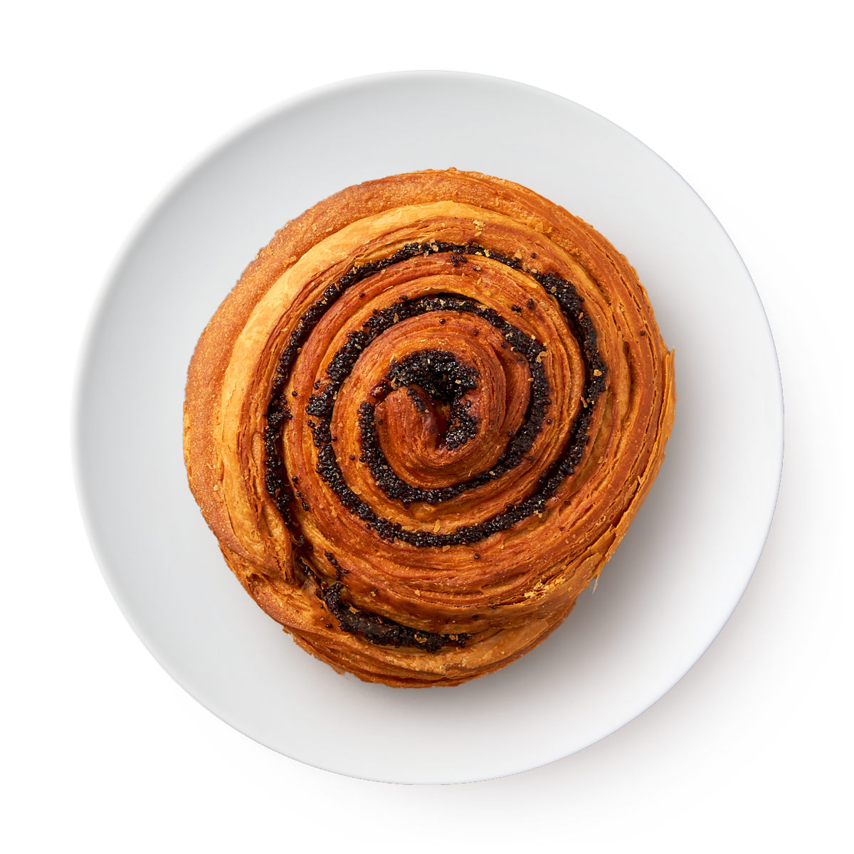 Булочка Из Лавки "Улитка", с маком, слоёная, дрожжевая, 95 г