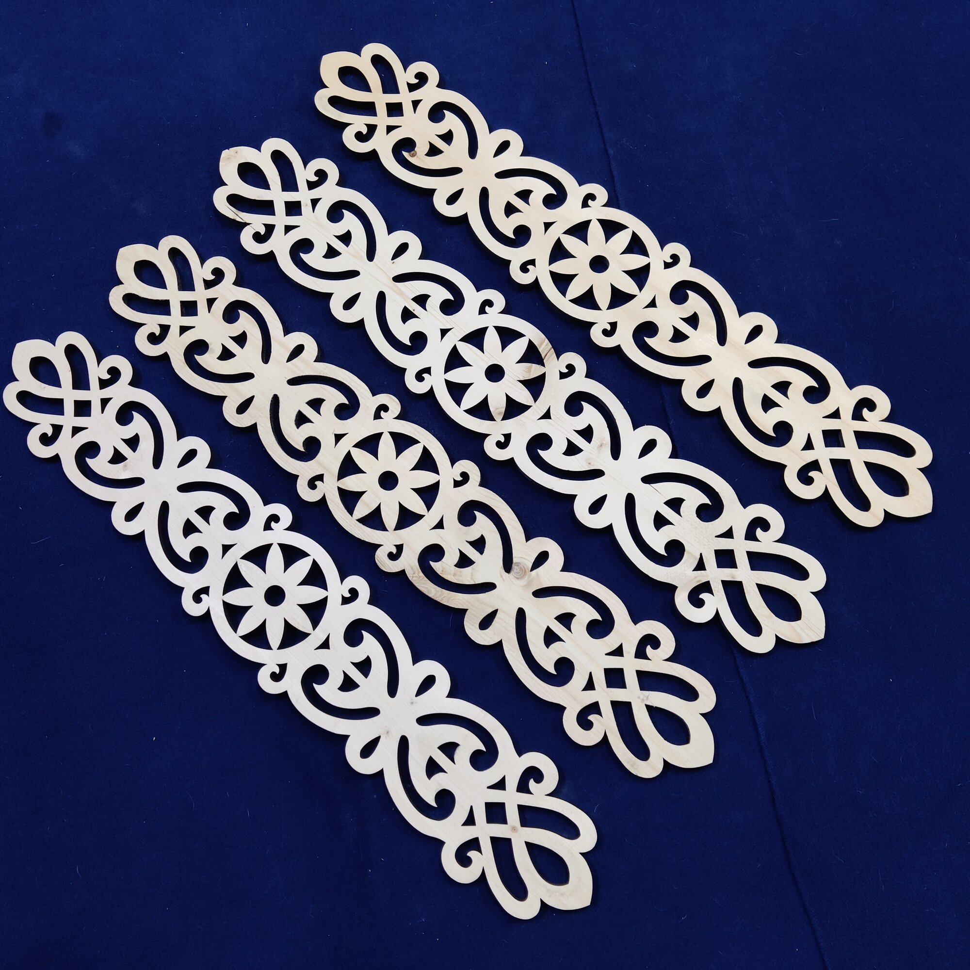 Наличники декоративные "Ромашка 790" деревянные резные 4 шт.