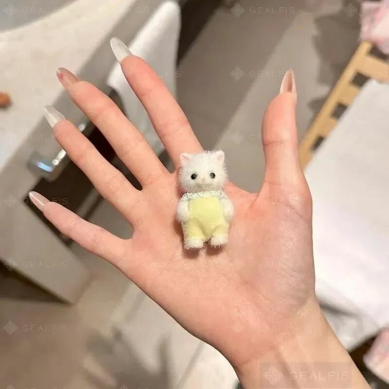 Персидский кот, плюшевая игрушка, руки и ноги сгибаются, подарок на день рождения, Sylvanian Families