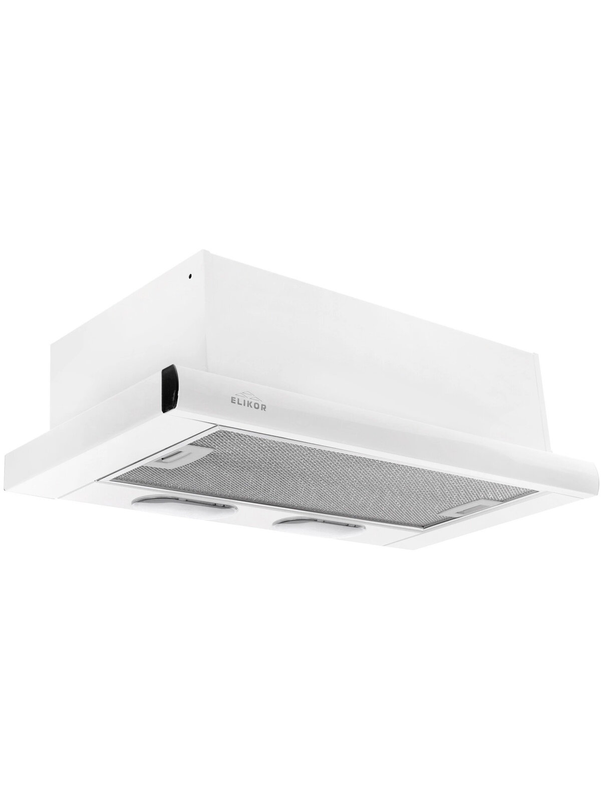 Вытяжка встраиваемая Elikor Интегра 60 (ЗВ-400-60-260) 210 Вт, 400 м³/ч, белый/белый