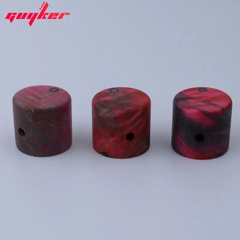 3 шт. регулируемые ручки вала GUYKER WK010 из дерева и меди для гитары/баса 3 PCS