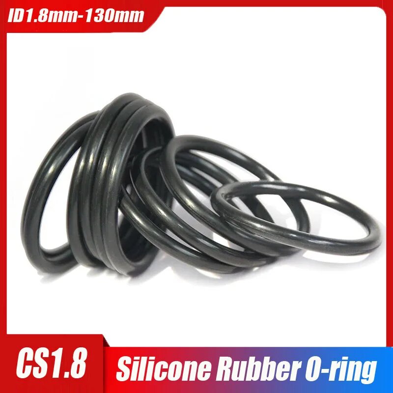Резиновые уплотнительные кольца CS1.8mm ID1.8mm-130mm ID31.5mm CS1.8mm