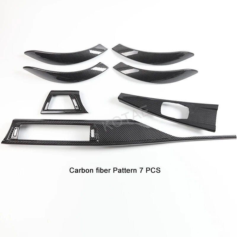 Накладки на панель BMW 3/4 серии F30-F36, карбон 7PCS
