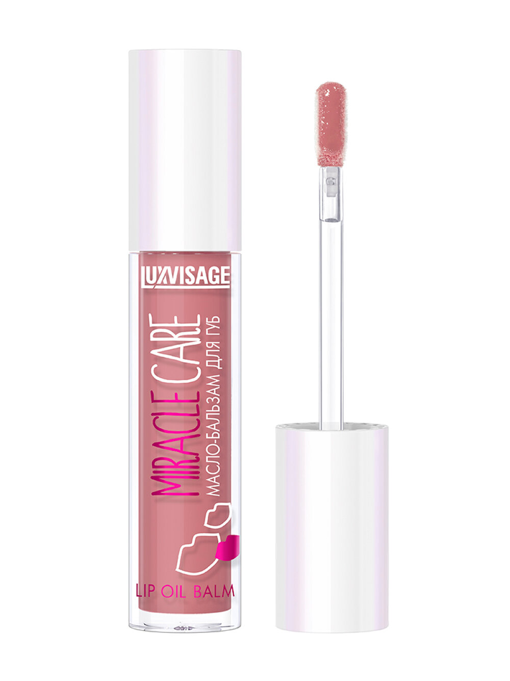 Масло-бальзам для губ Luxvisage Miracle Care, тон: 106 Lilac pink, 5.5г