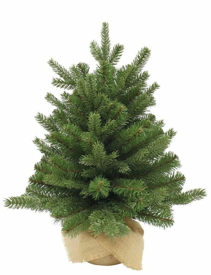 Настольная елка в мешочке Шервуд Премиум 60 см, литая + ПВХ, Triumph Tree 72065