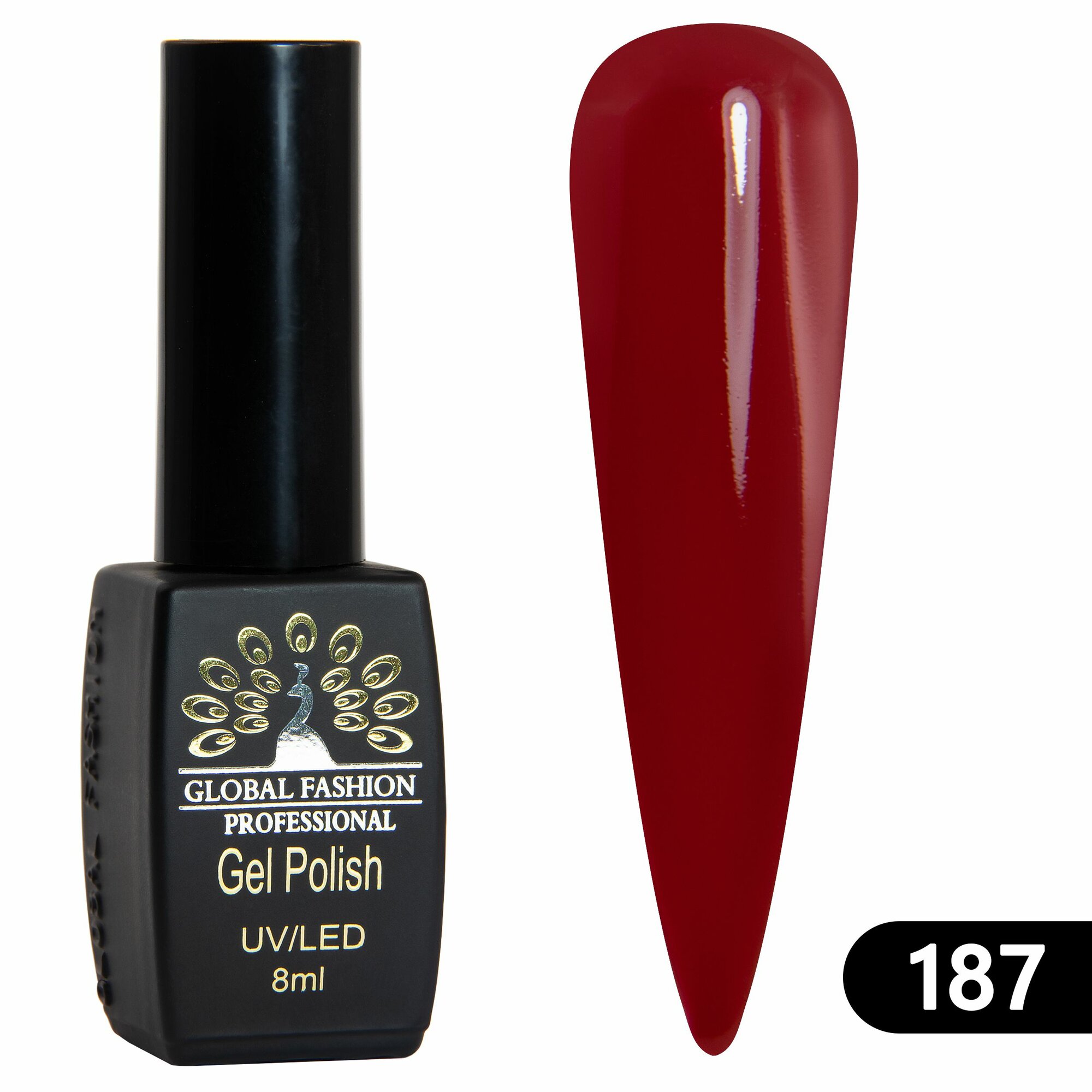 Global Fashion, Гель-лак Black Elite №187