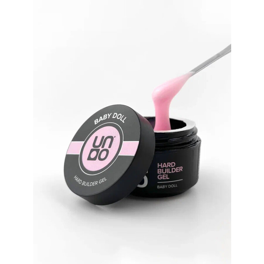 UNO, Моделирующий цветной гель Hard Builder Gel Baby Doll, 15 г