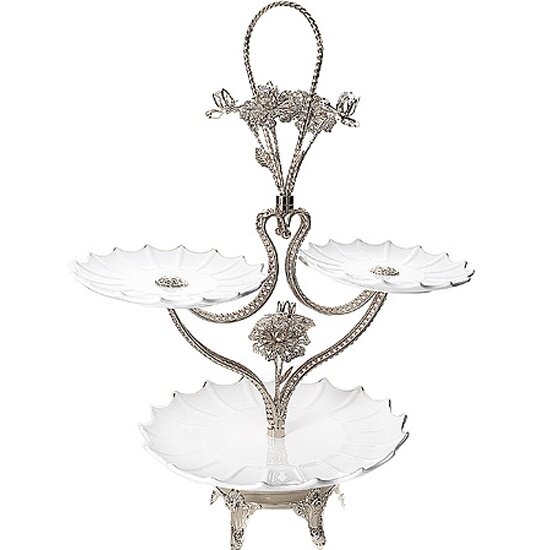 Этажерка Mayer&boch 2-х ярусная 44,5х30,5х57см (30824)