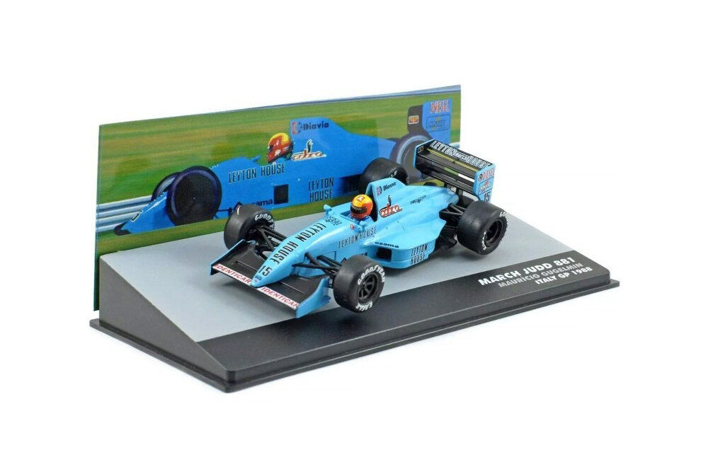 Модель коллекционная ALTAYA March judd 881 mauricio gugelmin italy gp 1988
