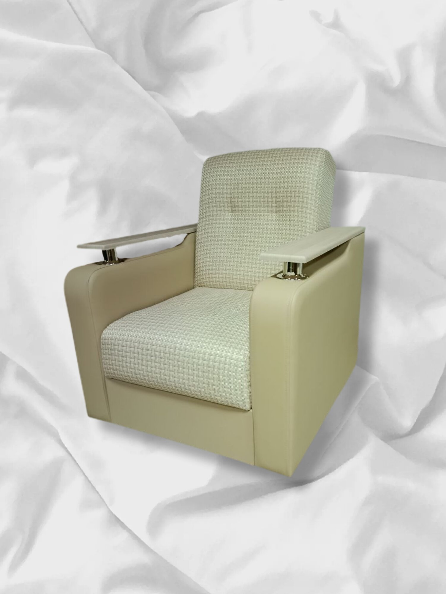 Комплект кресел 2шт. "Вега" с подлокотниками МДФ, на пружинном блоке