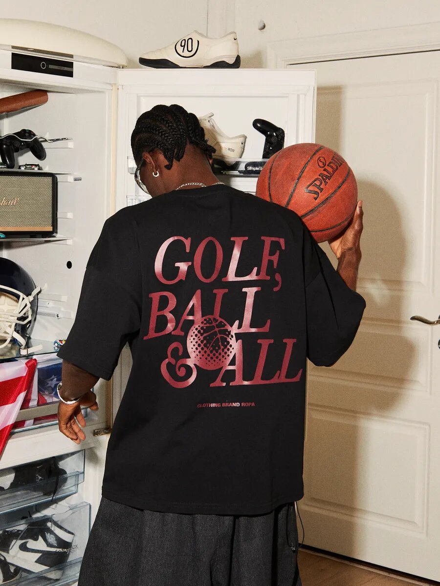 Футболка Черная "Golf"