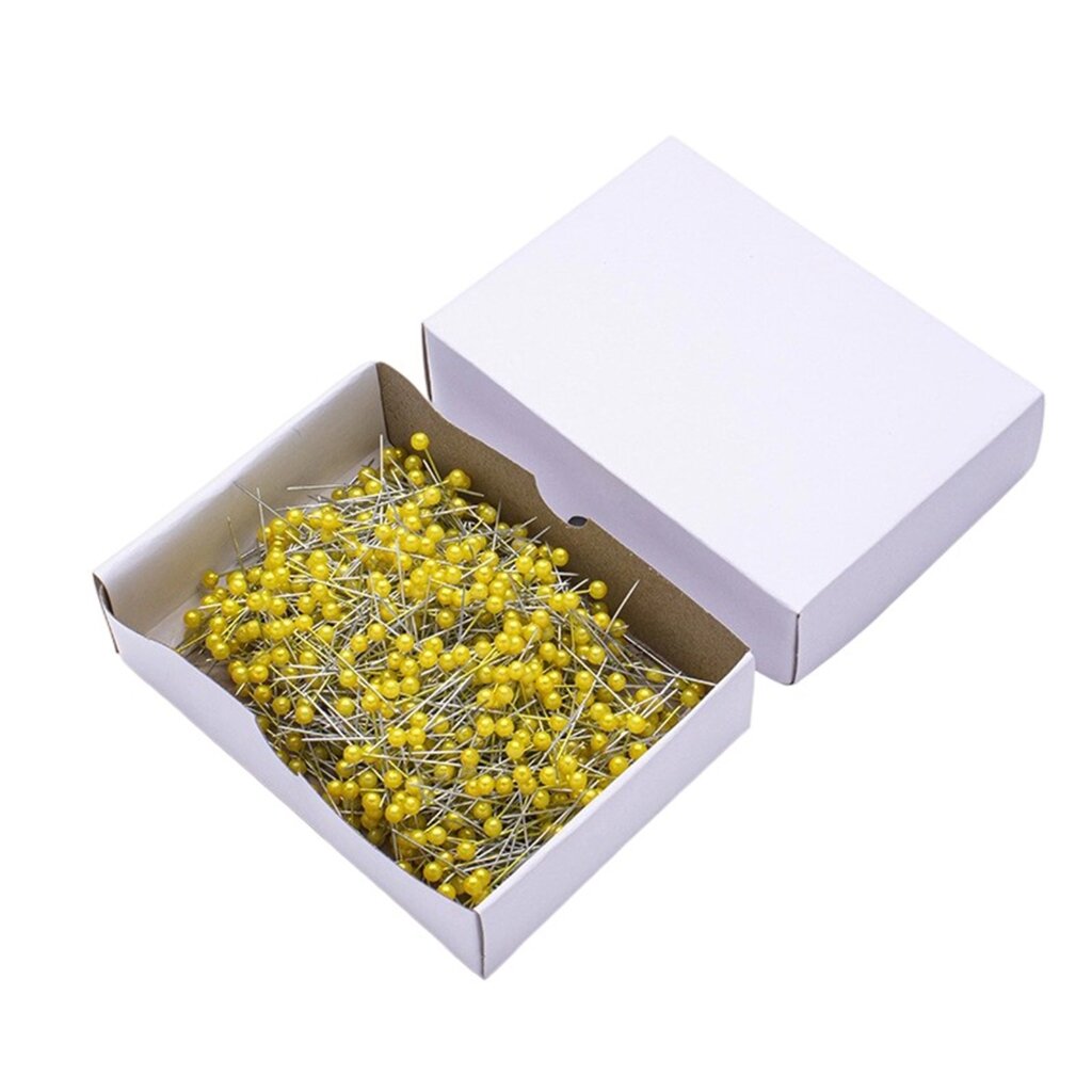 800шт Швейные Позиционные Булавки С Цветовой Кодировкой Швейные Булавки С Жемчужной Головкой Для Квилтинга Булавка для Изготовления Швейных Поделок