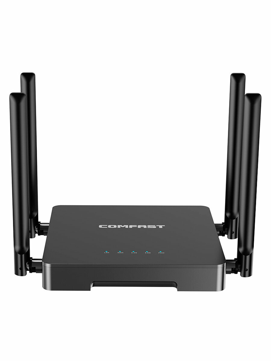 Wi-Fi роутер COMFAST Dual Band Wireless Router 1200Mbps (CF-N5 V2)