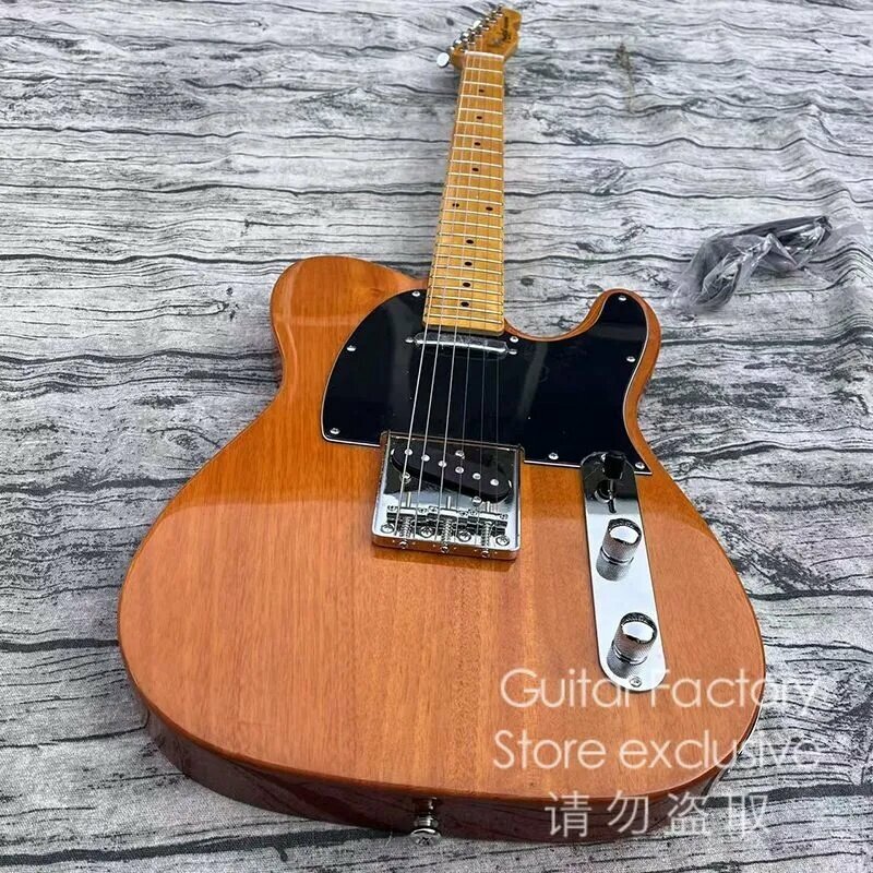 GLAT Электрогитара Классическая Telecaster 6-струнная, корпус Махагони