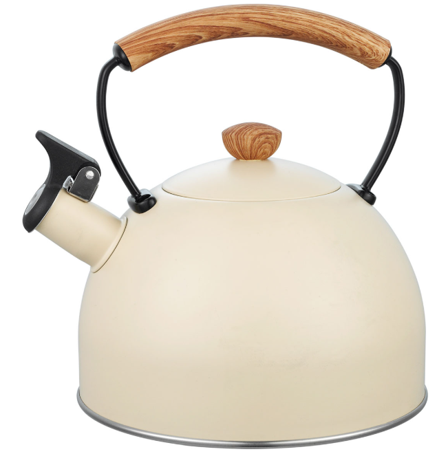 Чайник со свистком APPETITE LKD-0028BGH 2,8л, бежевый