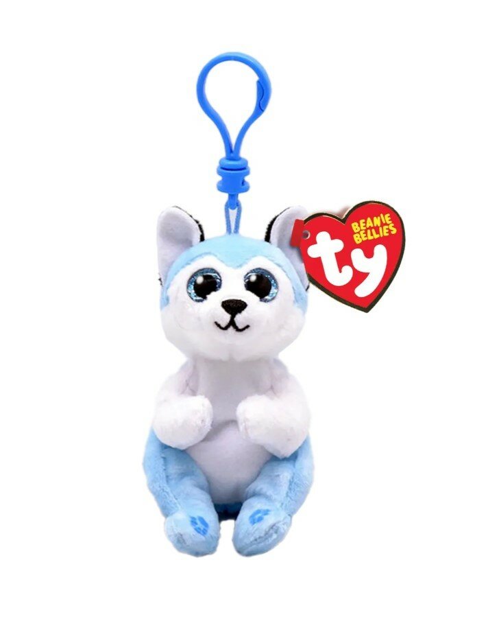 Мягкая игрушка - брелок Щенок хаски Тандер, 9 см. 43105